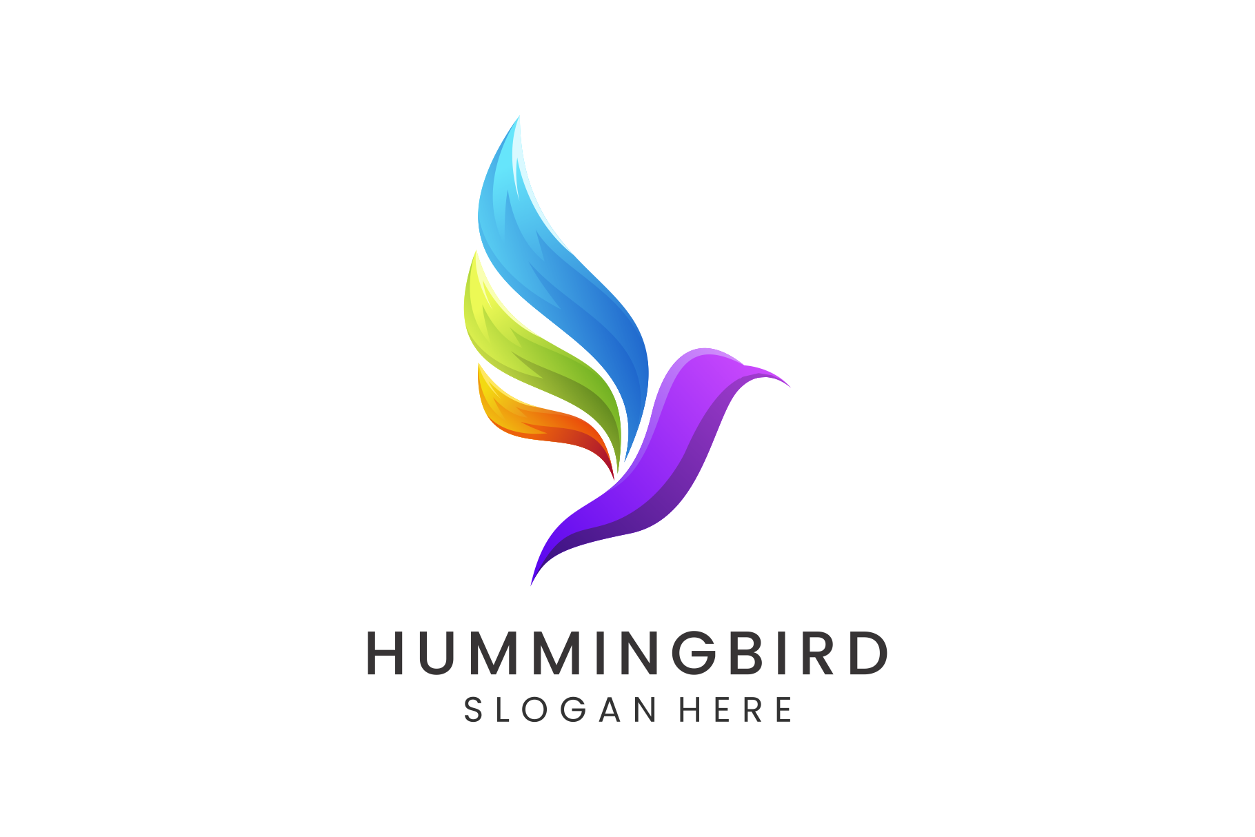 Hummingbird Gradient Logo Design, a Branding & Logo Template by ...