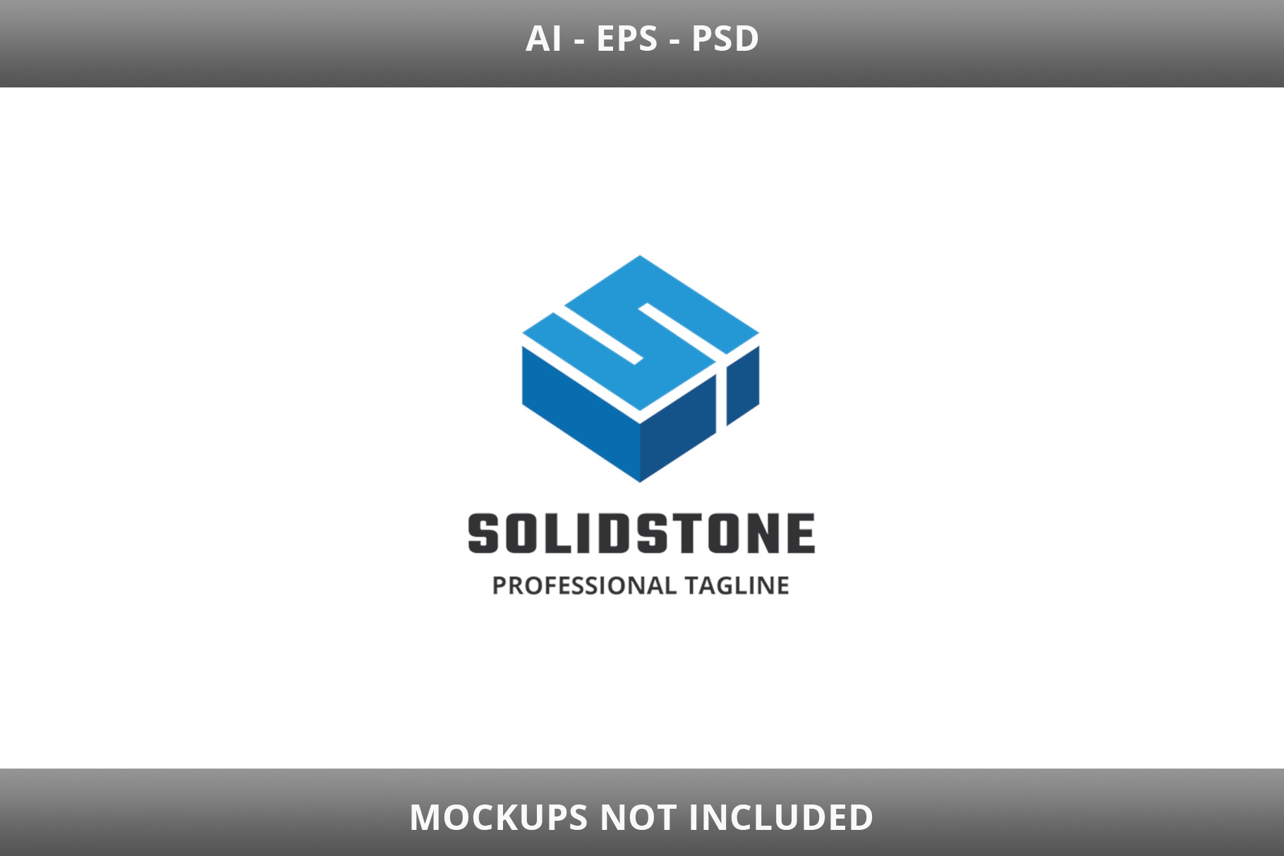 Solid Stone Letter S Logo, a Branding & Logo Template by Design_Planet