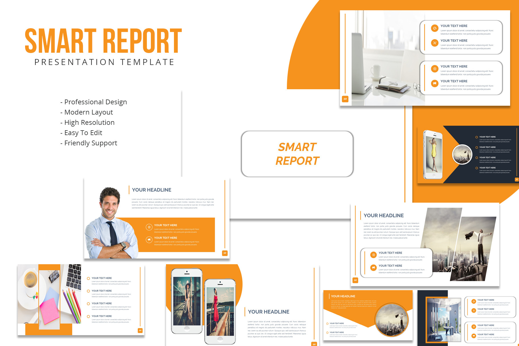 Smart Report Google Slides, a Presentation Template by Creative Slides