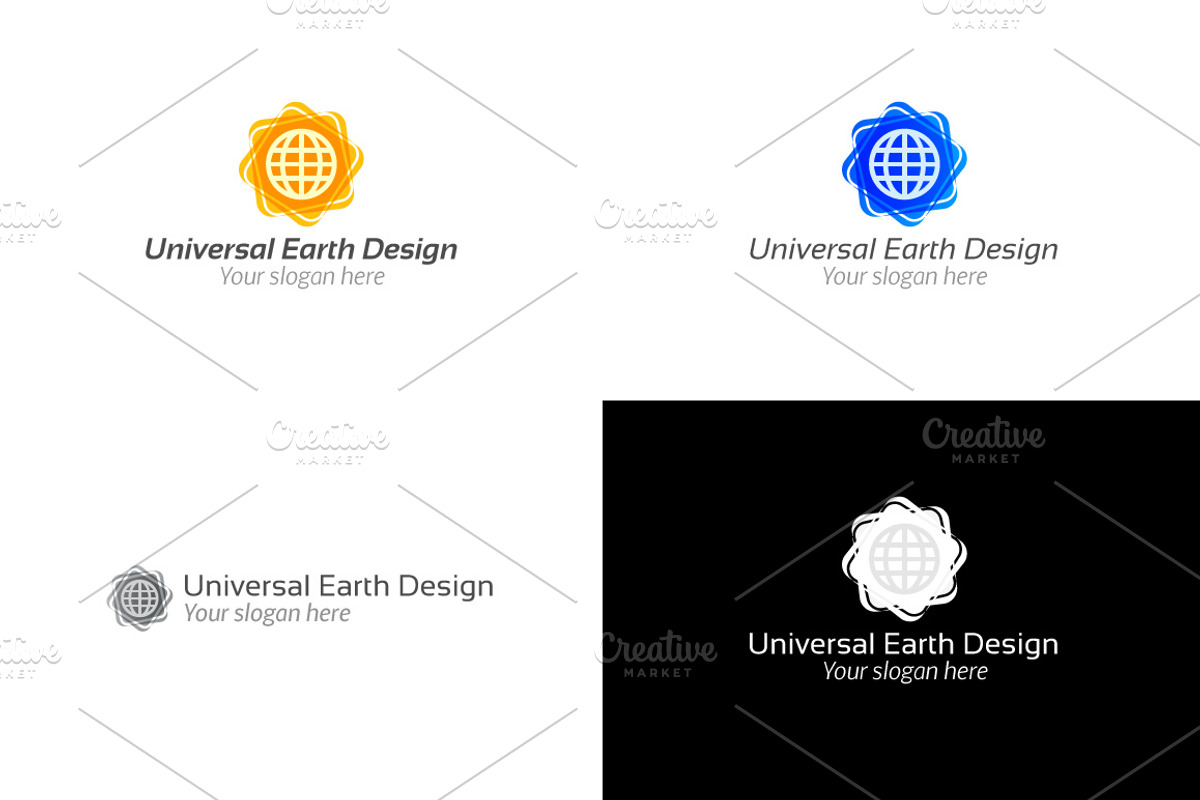 Universal Earth Design Logo, a Branding & Logo Template by BdThemes