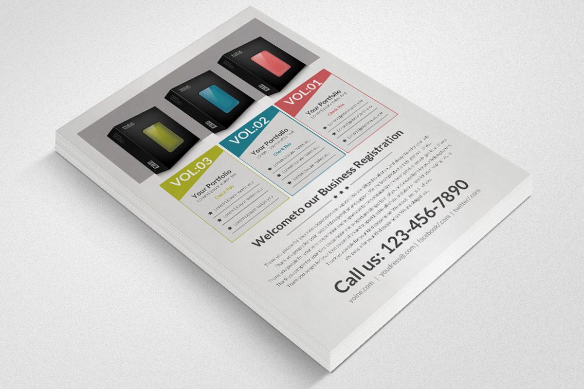 Product Flyer Template, a Flyer Template by Psd Templates