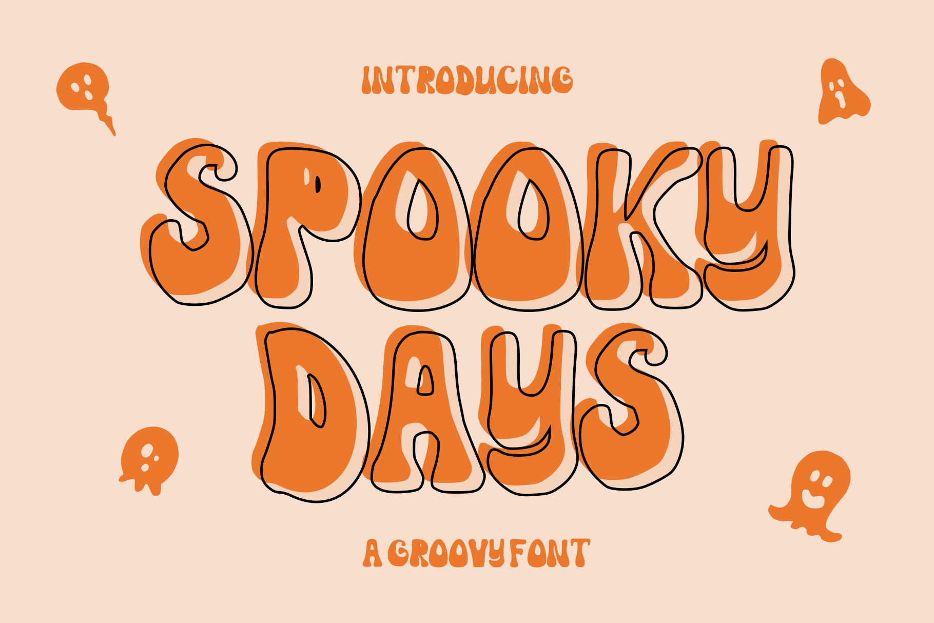 Spooky days Font, a Font by Authentic Studio