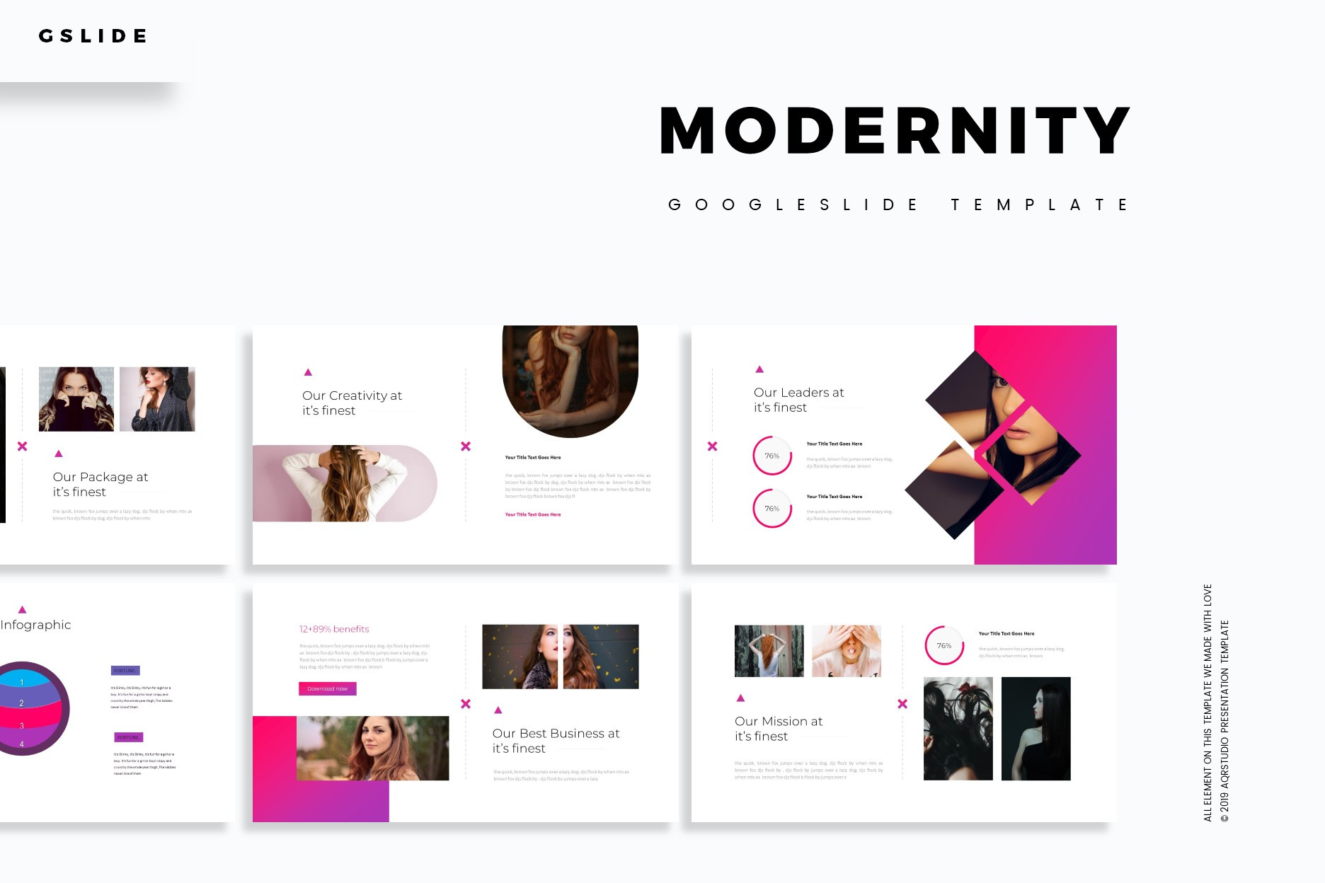Modernity - Google Slides Template, a Presentation Template by AQR Studio
