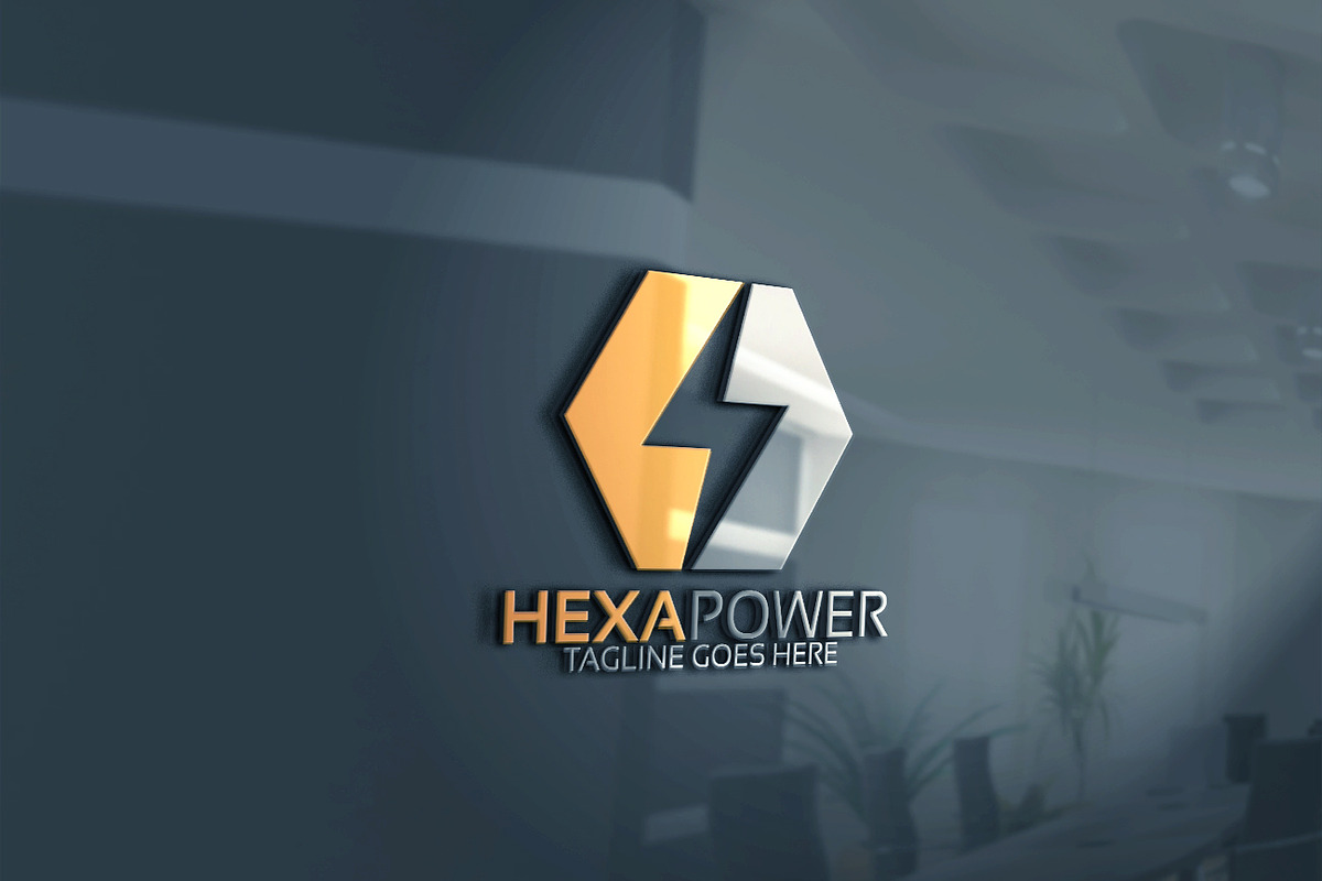 Hexa Power Logo, a Branding & Logo Template by Josuf Media