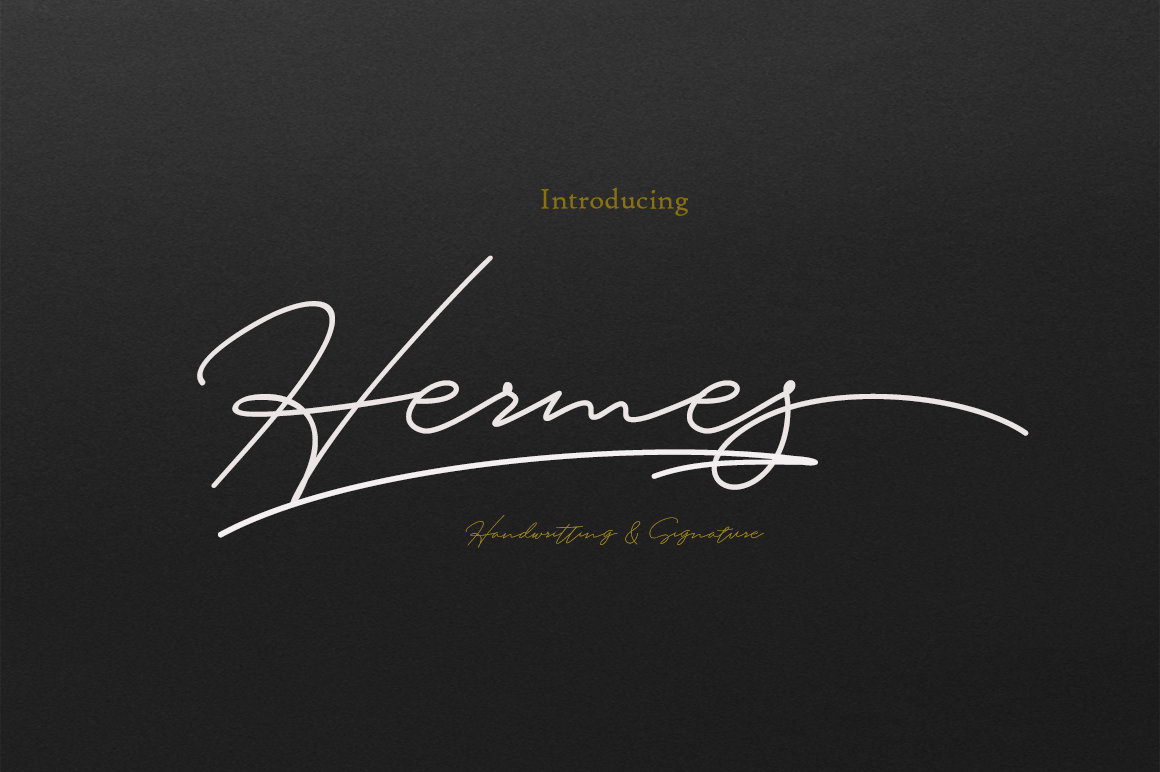 Hermes//Handwritting Font, a Script Font by jorse