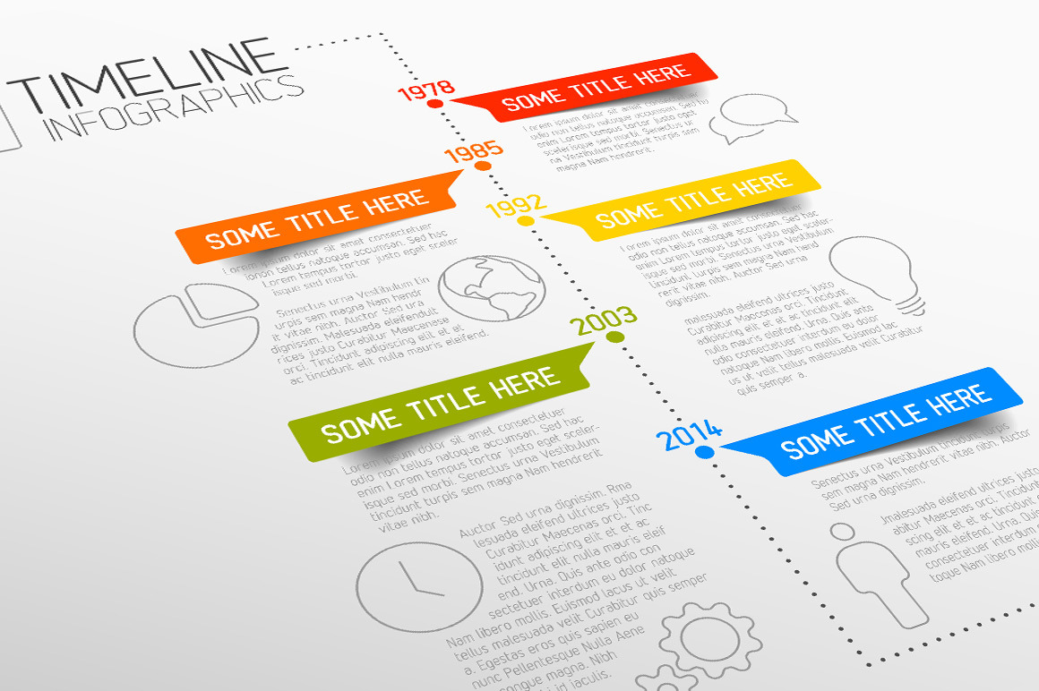 Vector Timeline Template, a Presentation Template by Orson