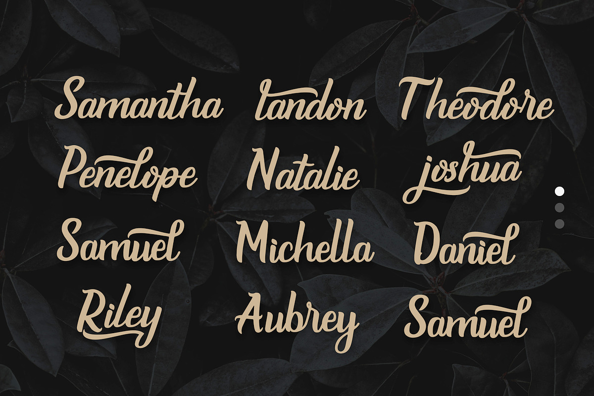 Burgundy - Handmade Font, a Script Font by rubirubiko