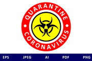 Quarantine Coronavirus vector icon | Healthcare Illustrations ...