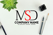 msd letter logo | Branding & Logo Templates ~ Creative Market
