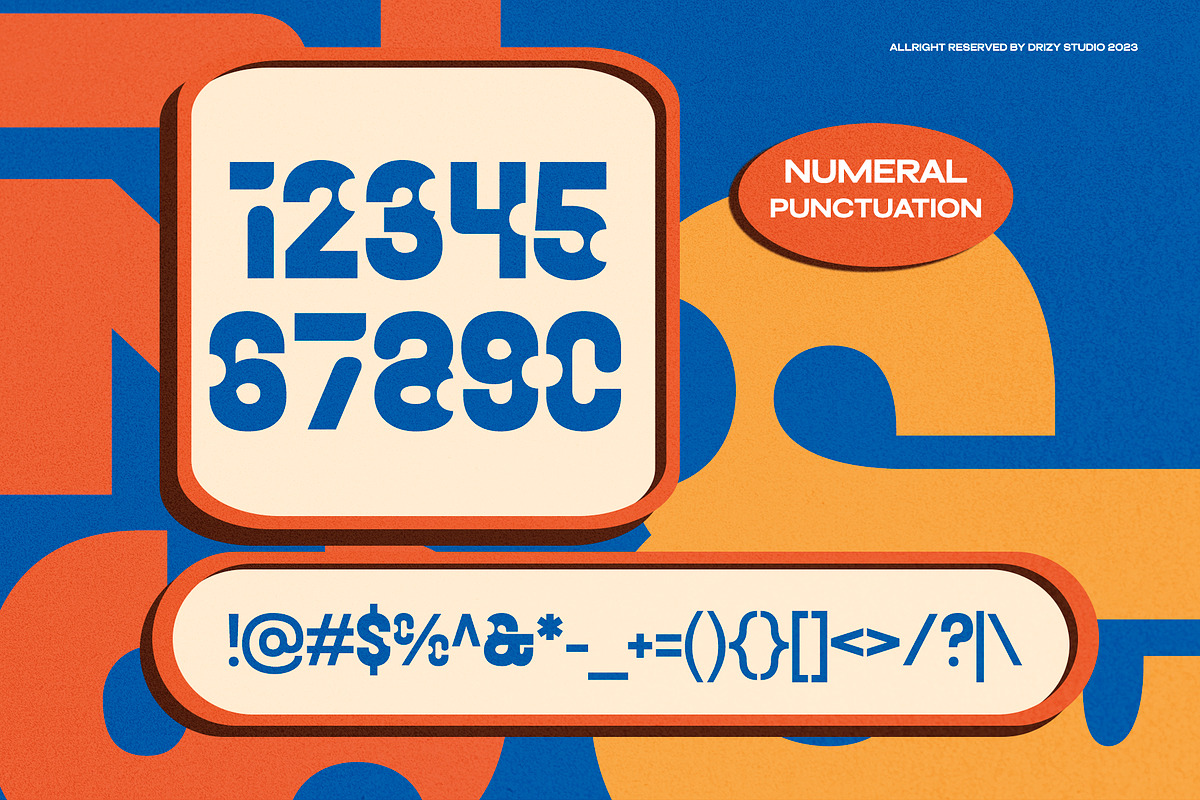 Deglin - Perforated Experimental Font