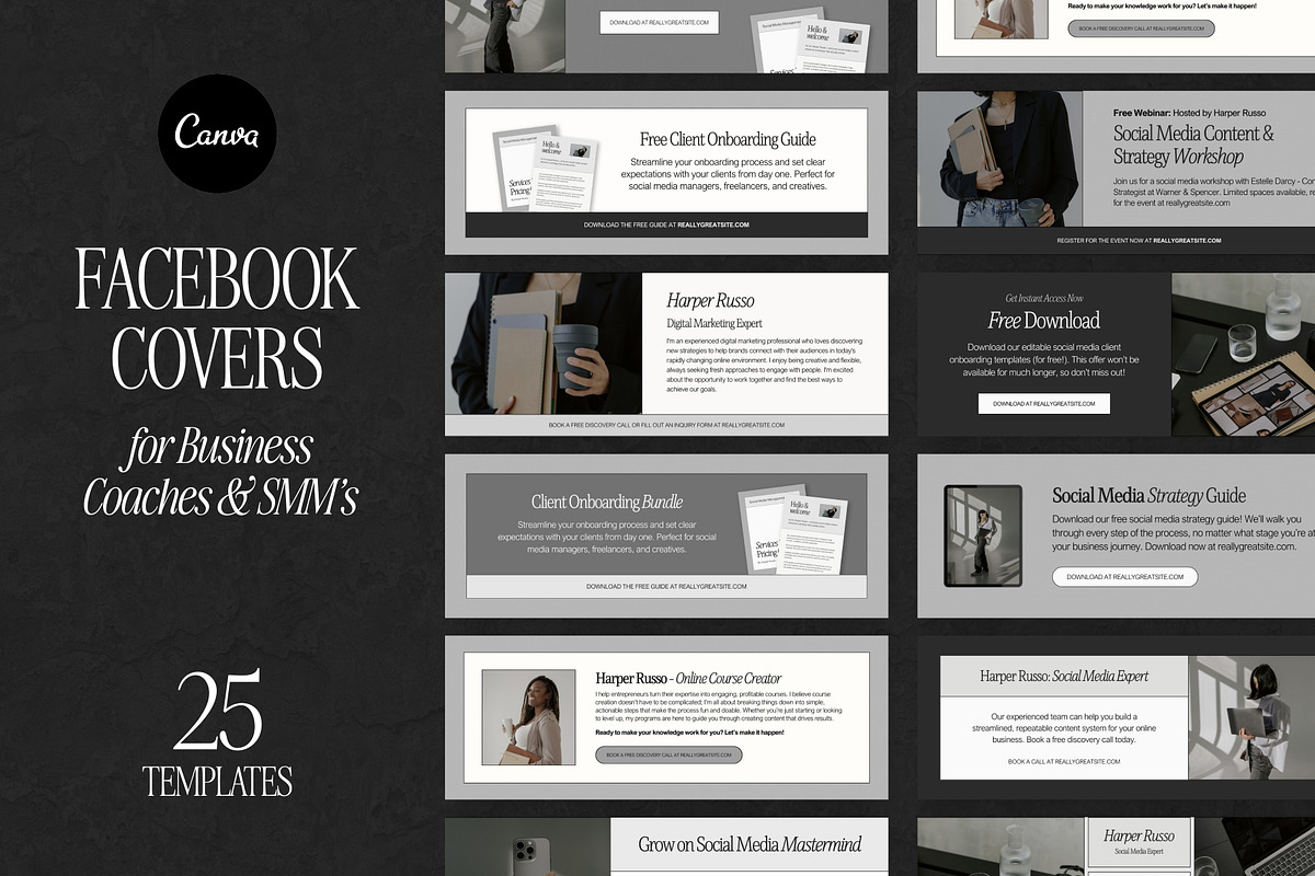 25+ Canva Facebook Cover Templates, a Social Media Template by Fallon Gerst