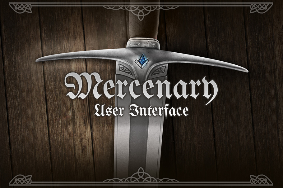 Mercenary - RPG User Interface, a Graphic by Kodiak Graphics | Creative ...