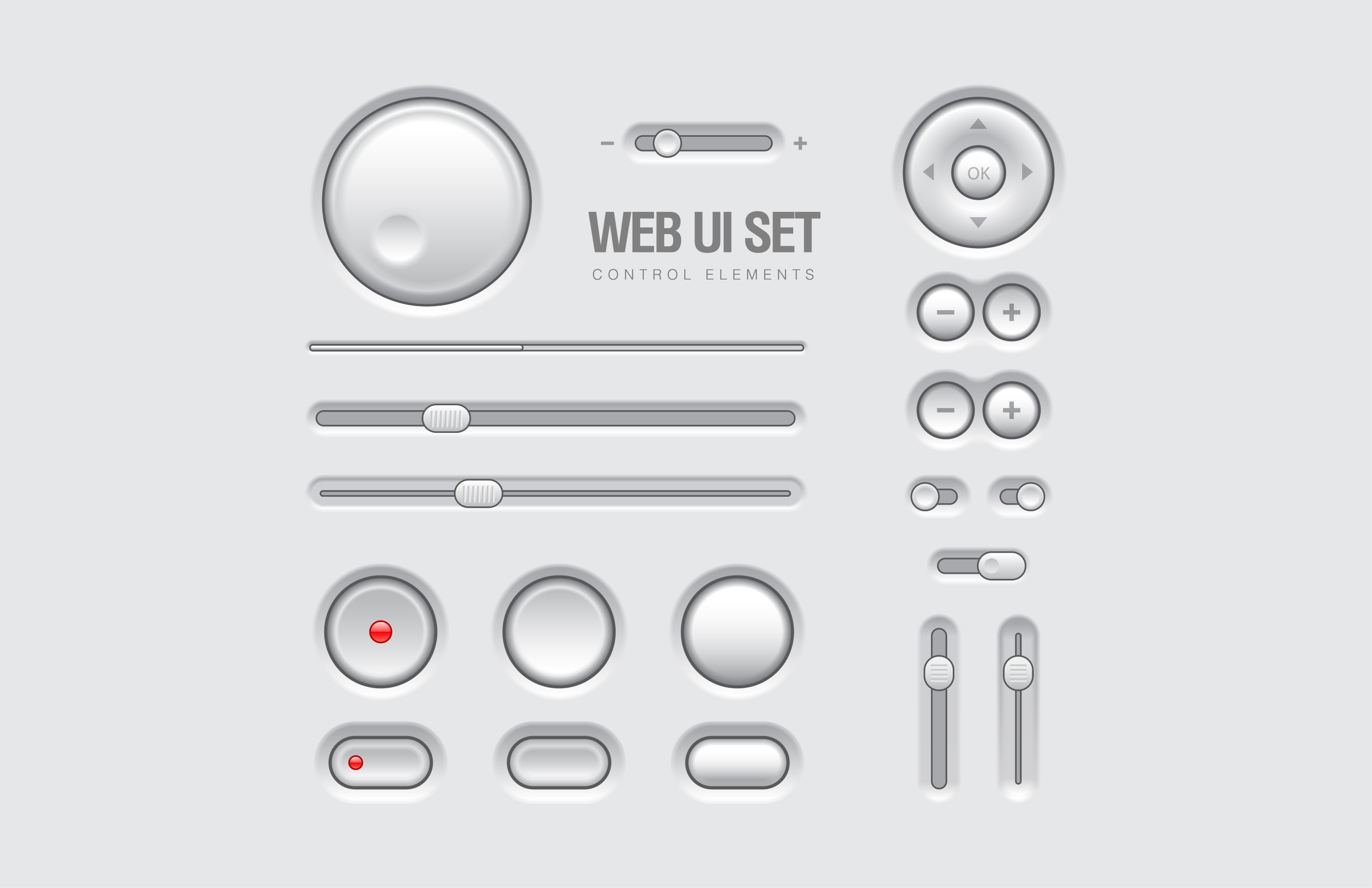 UI Elements | Templates & Themes ~ Creative Market