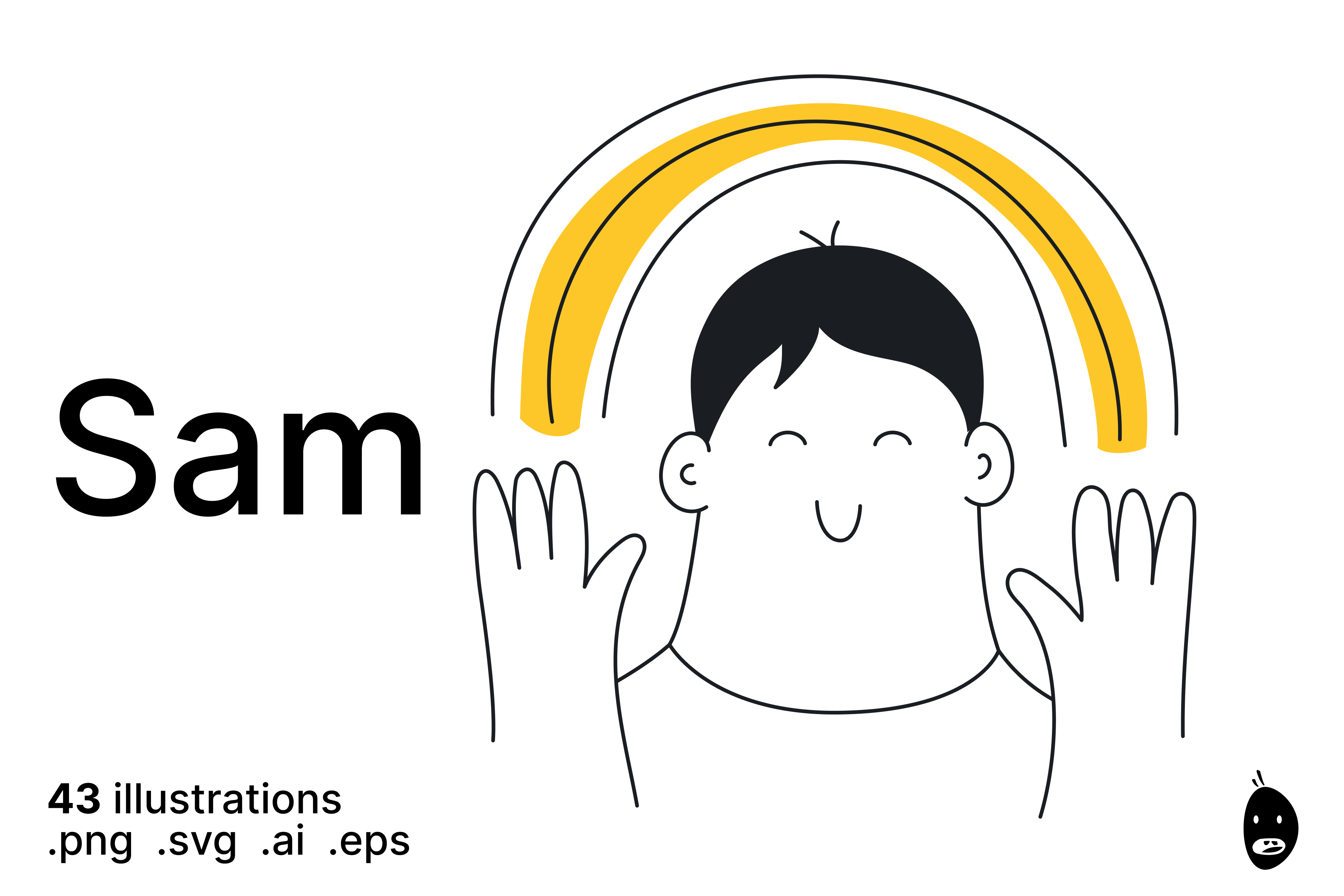 Sam's 44 Startup Illustrations