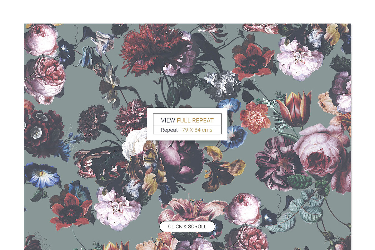 Nord, Classic dutch floral patterns!, a Pattern Graphic by TSTUDIO