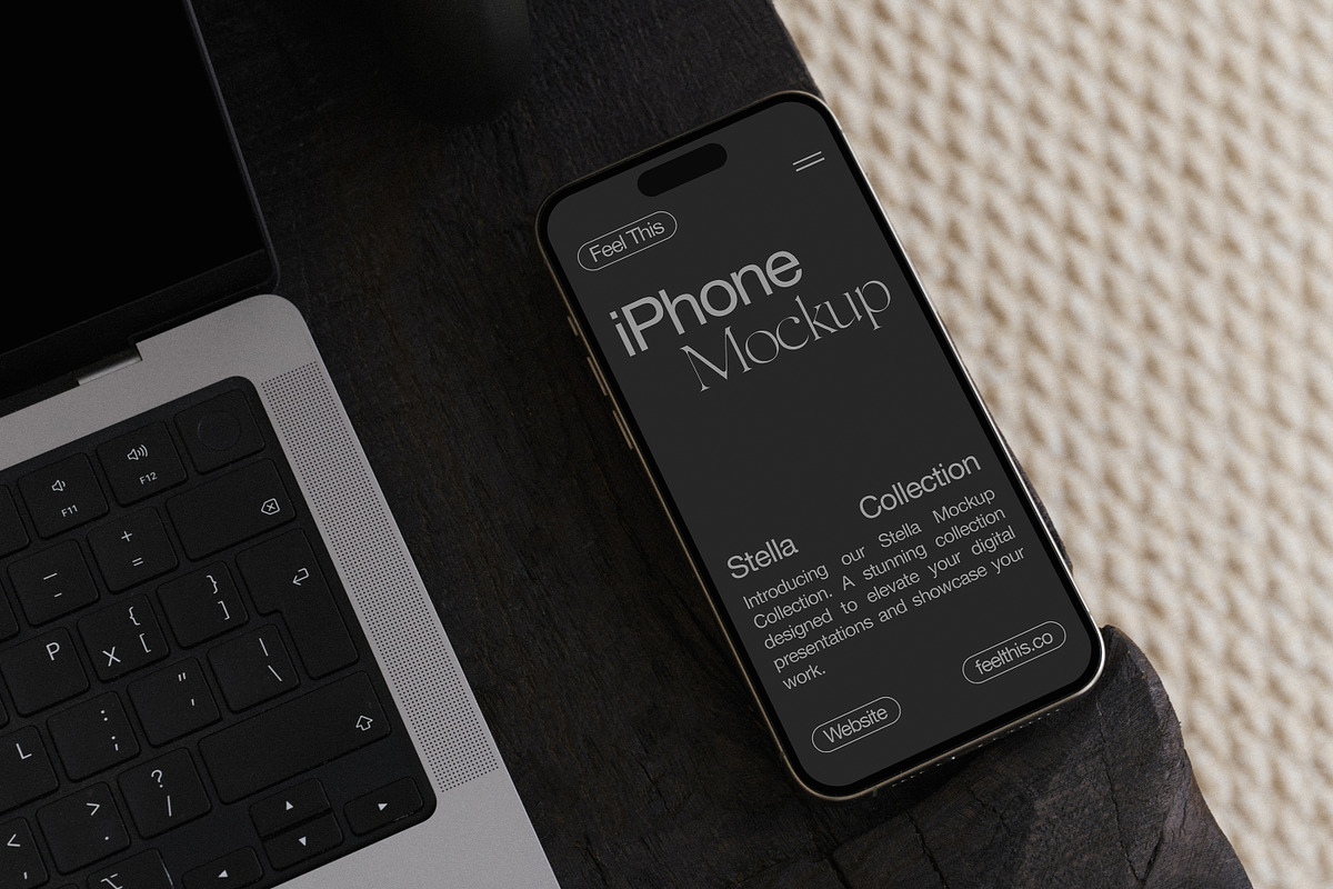Download iPhone 16 Pro Mockup PSD