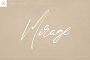 NEW! Mirage - creative script font