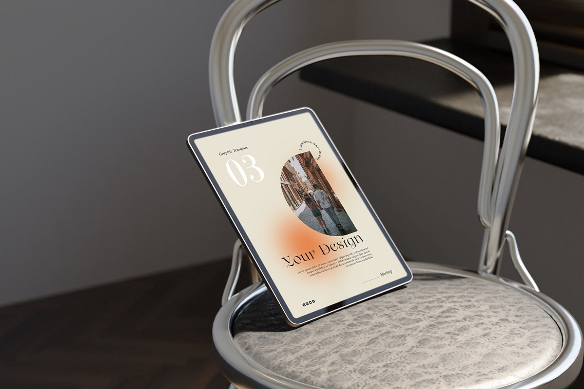Realistic Ipad device mockup