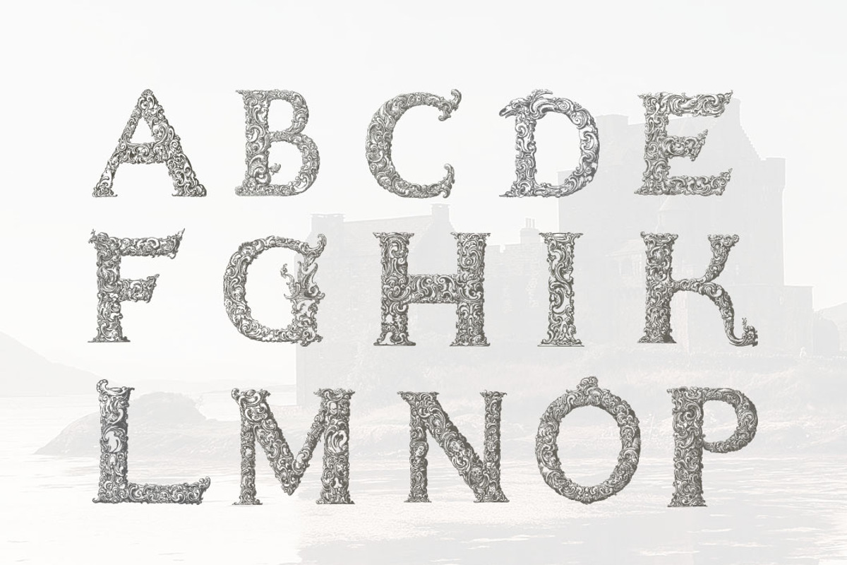 HERALDRY - Typography Set, a Symbol Font by AndrewPixel