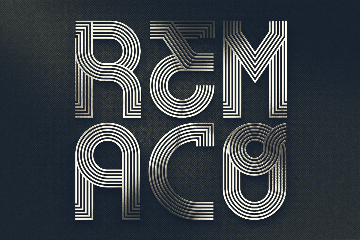 Remaco - Display Font, a Font by MIIM