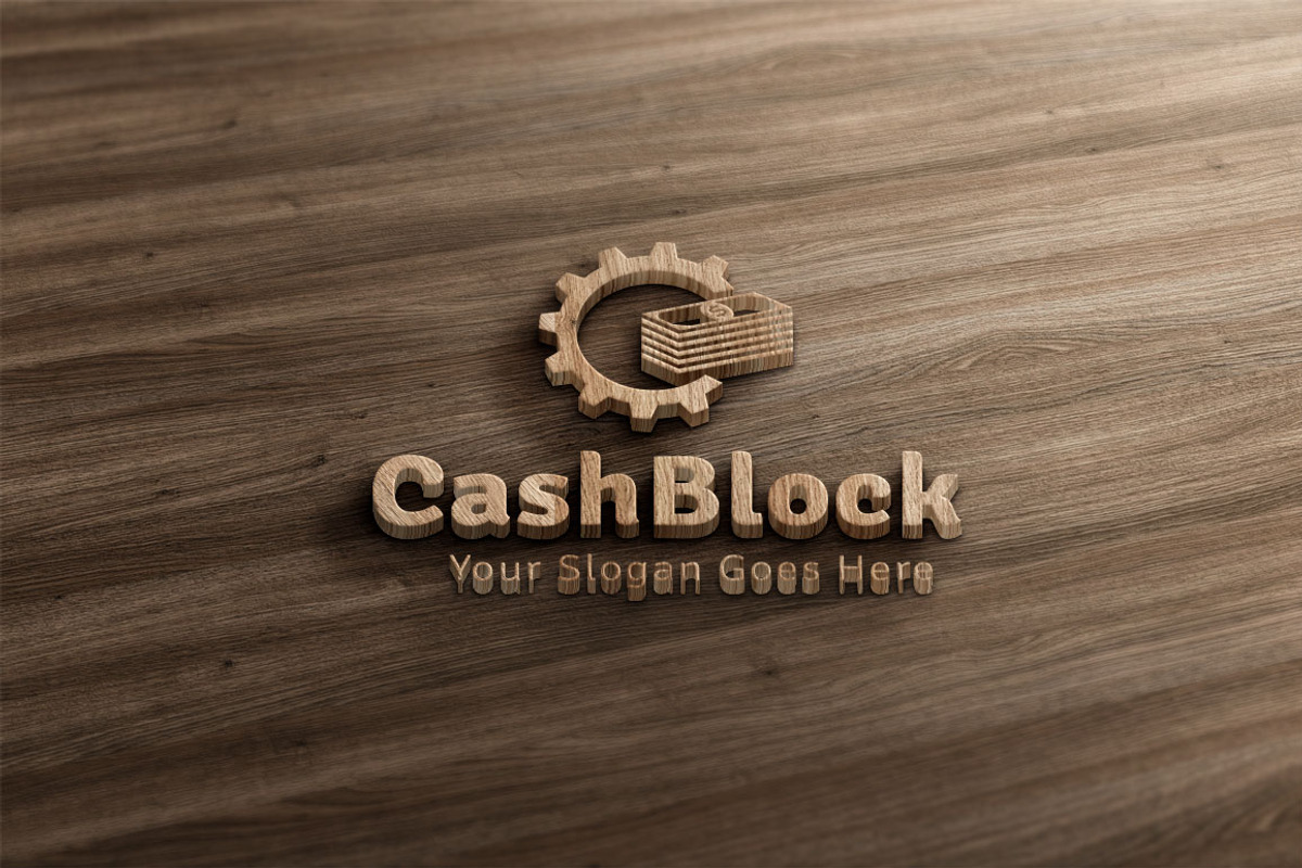 Cash Block Logo, a Branding & Logo Template by Dotnpix | Creative Market
