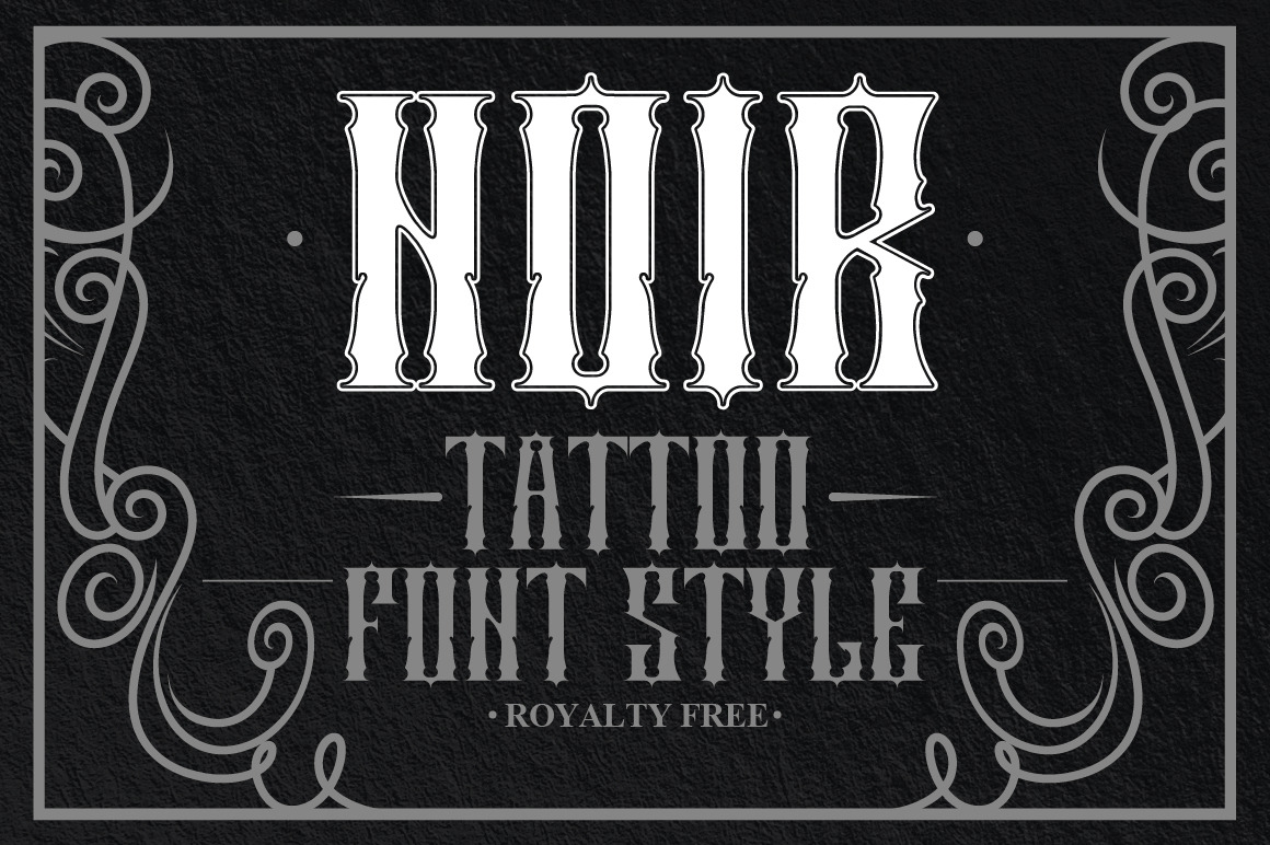 NOIR, a Blackletter Font by the-sastra