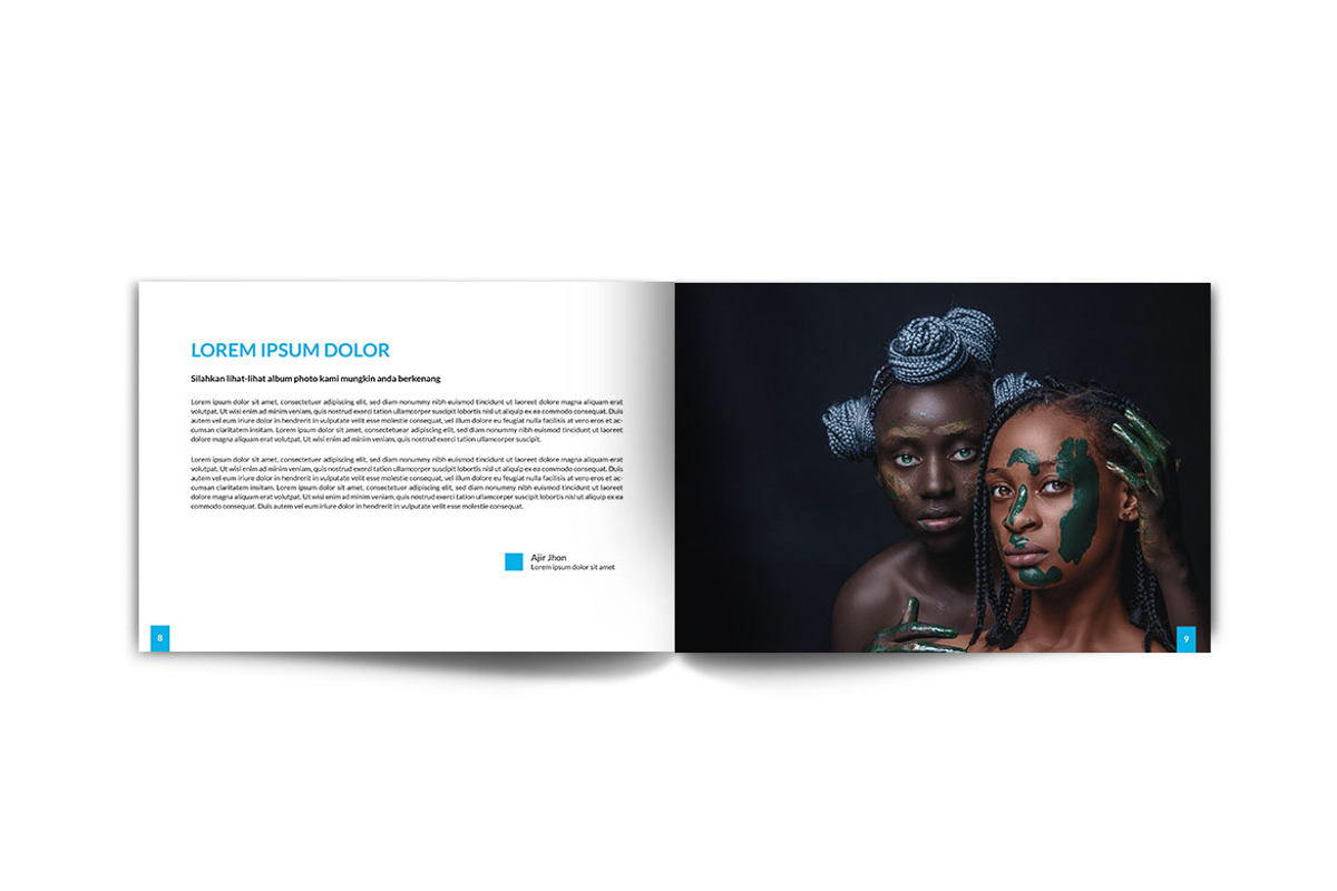 IMAGENIC A4 Landscape Template, a Brochure Template by TypeMakers ...