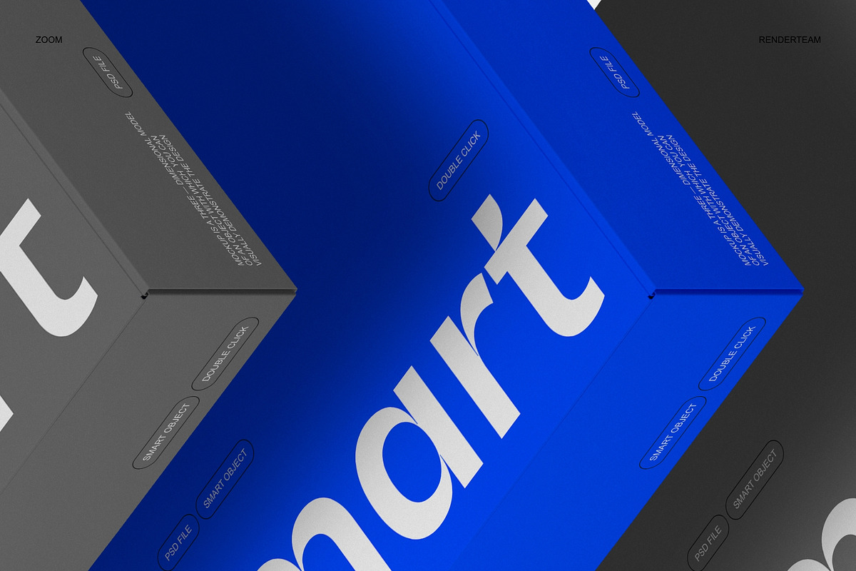 Paper Box Mockup Set (6 PSD)