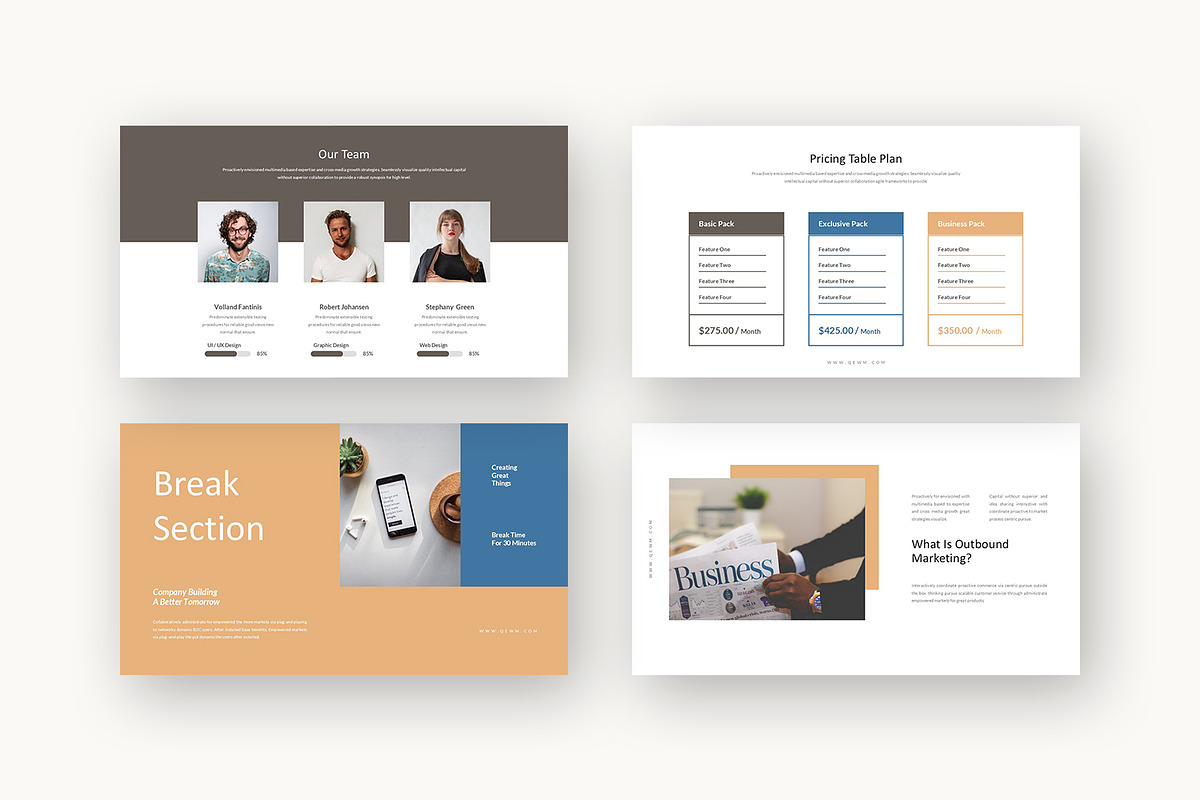 Qewm : Growth Strategy Powerpoint