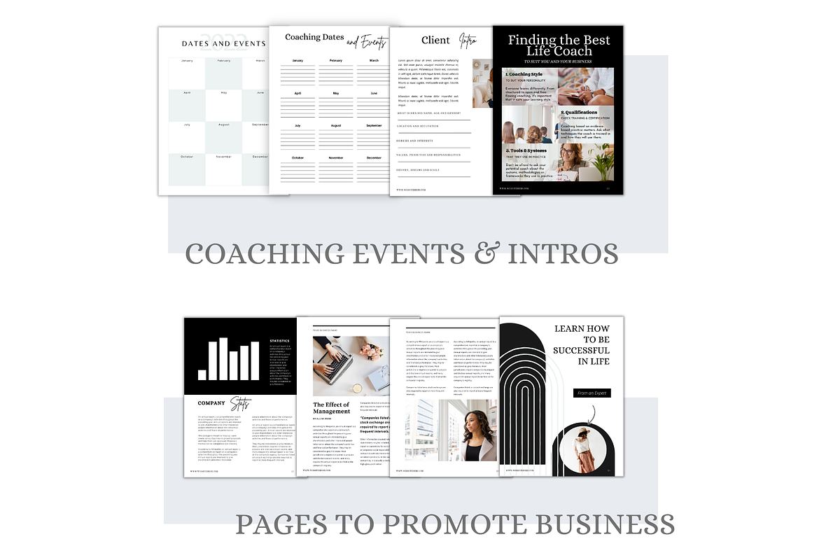 Coaching Client Welcome Packet, a Magazine Template by Millennials ...