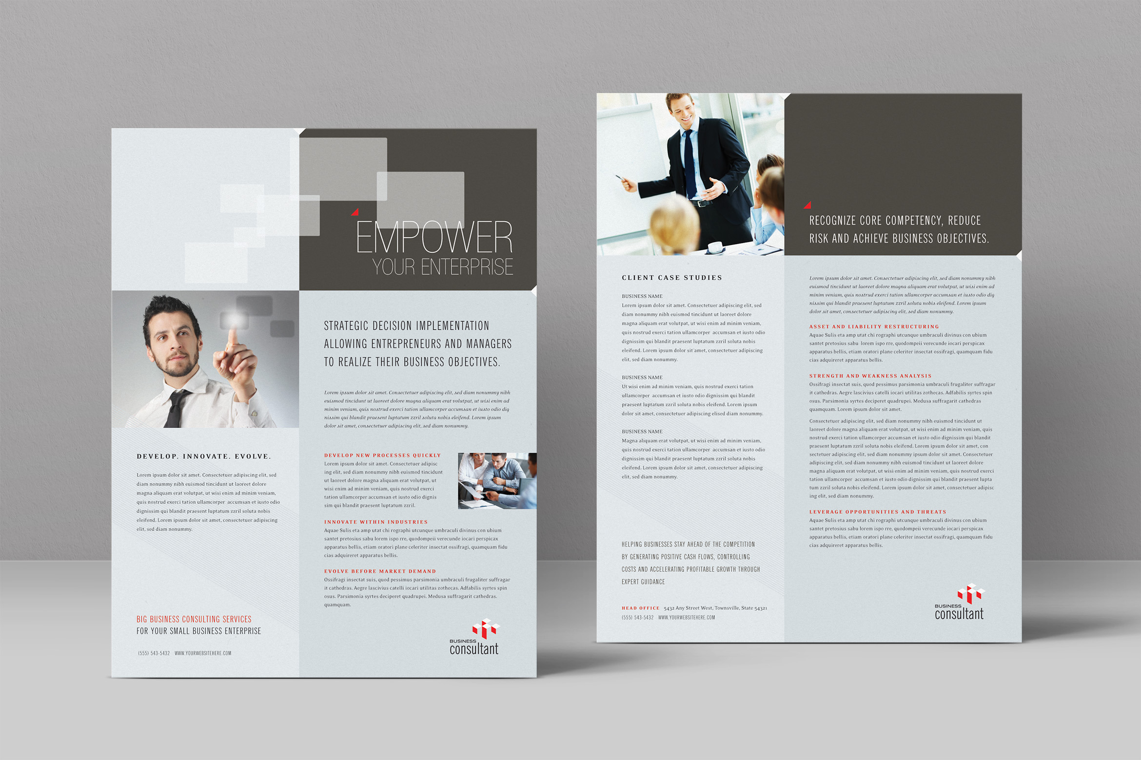 Corporate Datasheet Template | Creative Market
