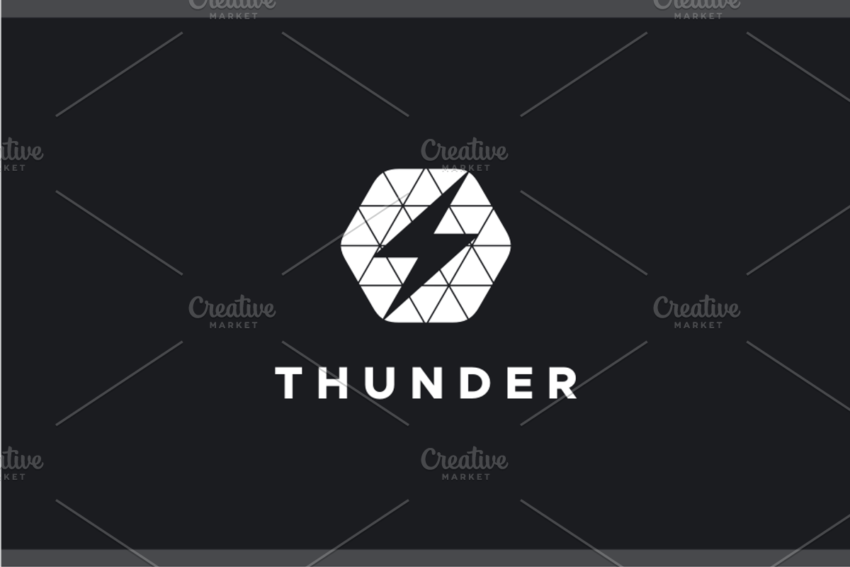 Thunder Logo, a Branding & Logo Template by yopie