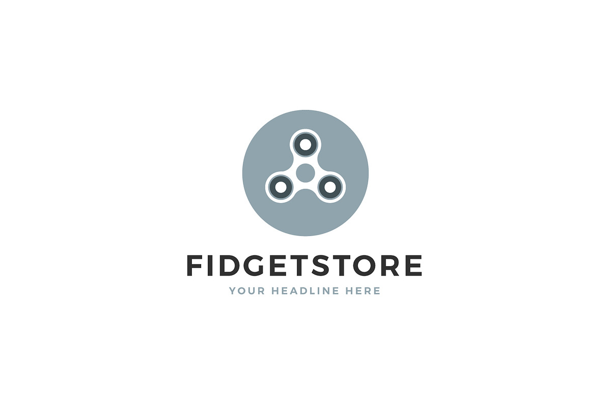 Fidget Store Logo Template, a Branding & Logo Template by PixaSquare