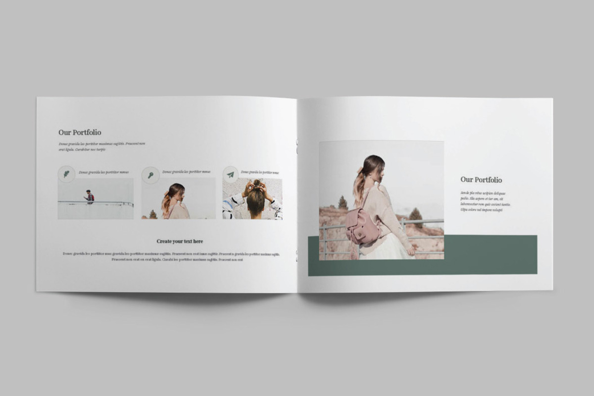 NEVADA - A5 Brochure, a Brochure Template by Shafura | Creative Market