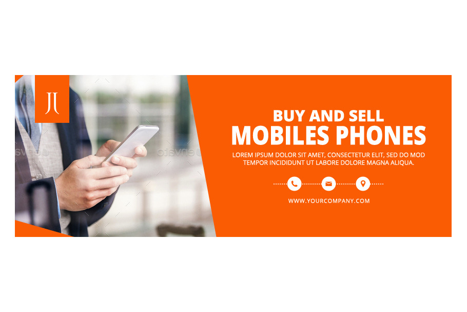 Animated Mobile Phone Facebook Cover, a Templates & Theme by Nisha Droch