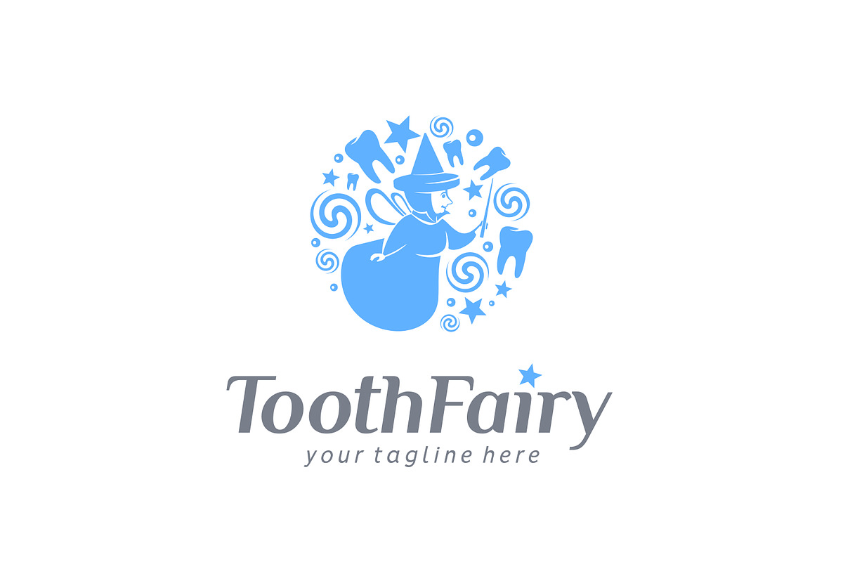 Tooth Fairy Logo, a Branding & Logo Template by IKarGraphics