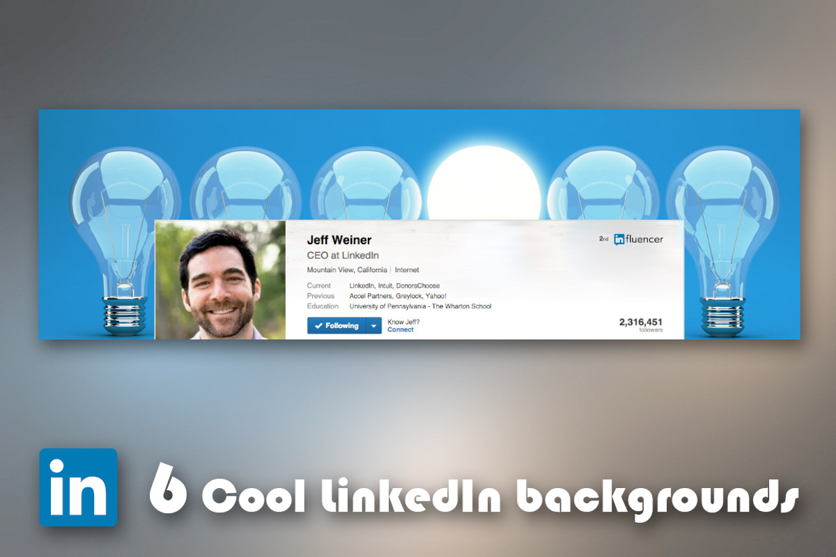 6 Cool business LinkedIn backgrounds, a Social Media Template by ...
