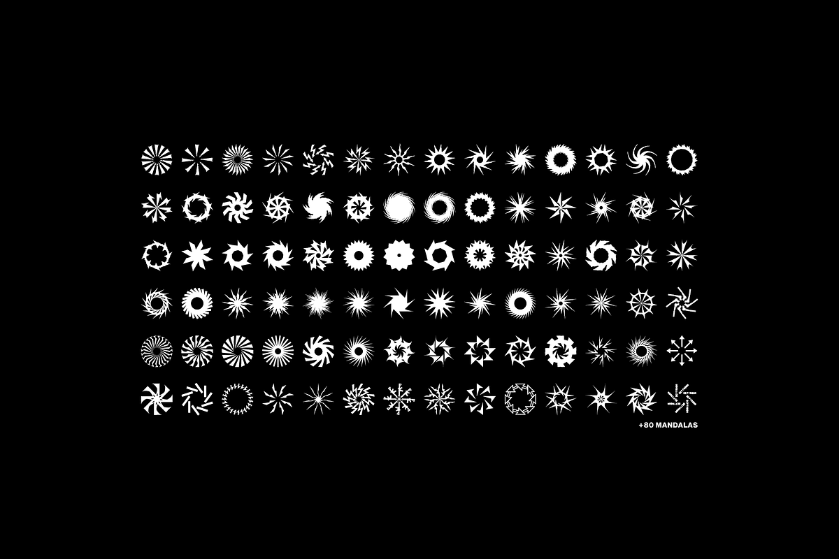 400+ Brutalist Vectors Pack By DeptRoom