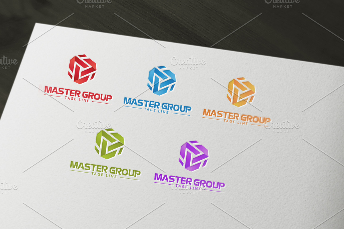 Master Group Logo, a Branding & Logo Template by NasirGrfx