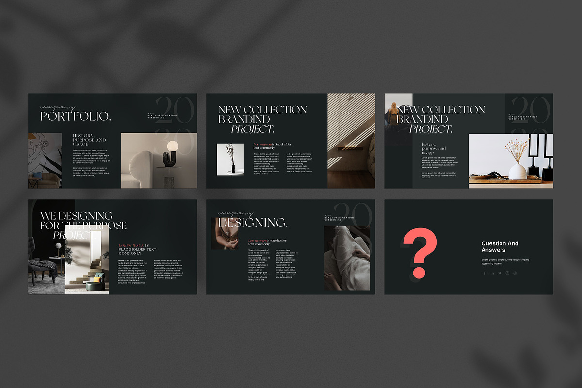 Agency Portfolio PowerPoint Template, a Presentation Template by ...