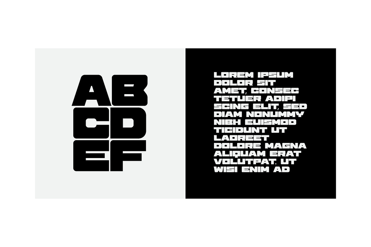 Rigid Headline Font, a Sans Serif Font by artyway