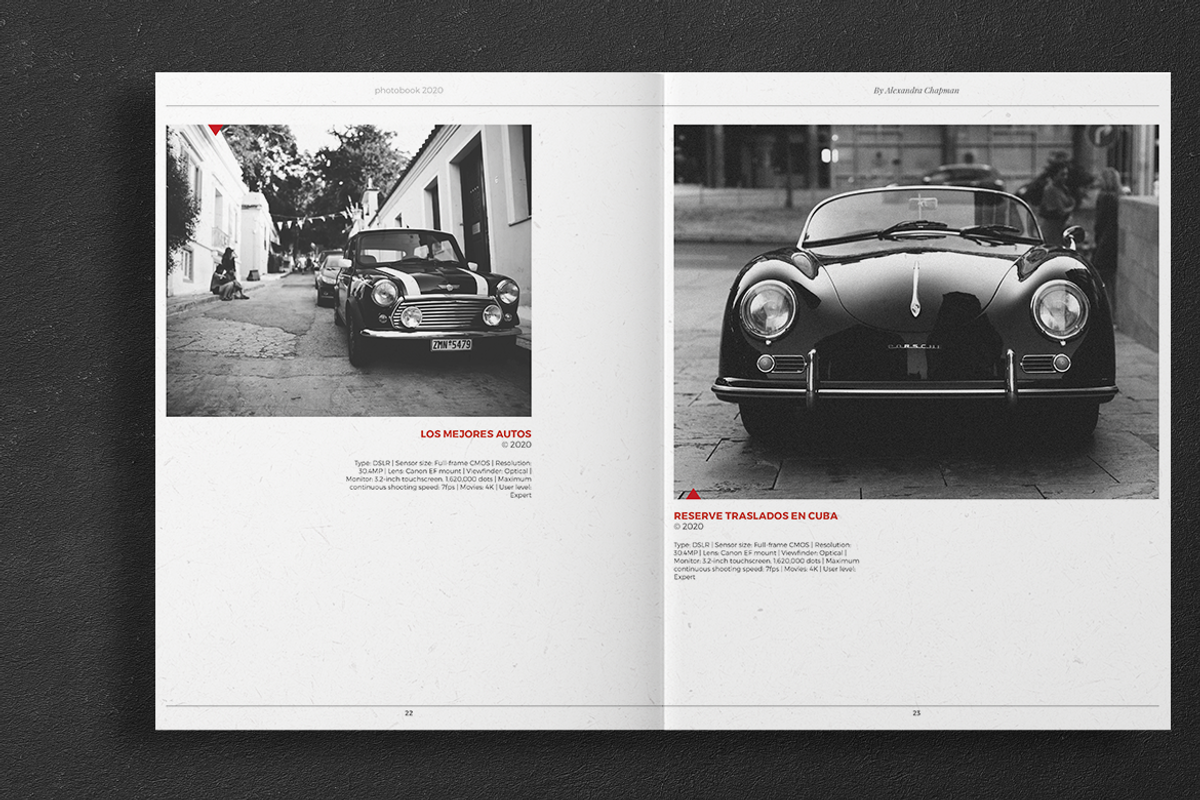 Photobook Alexandra Chapman, a Brochure Template by Boris Cupac