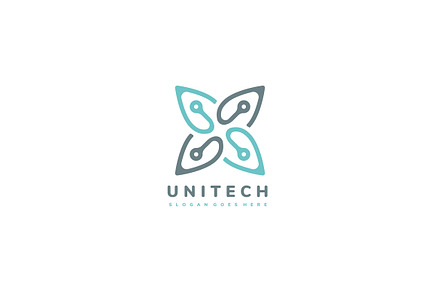 Global IT Tech Logo | Branding & Logo Templates ~ Creative Market