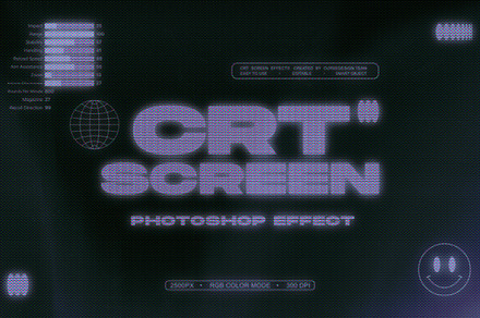 VHS Effect Template, a Layer Style Add-On by Nice To Must Have
