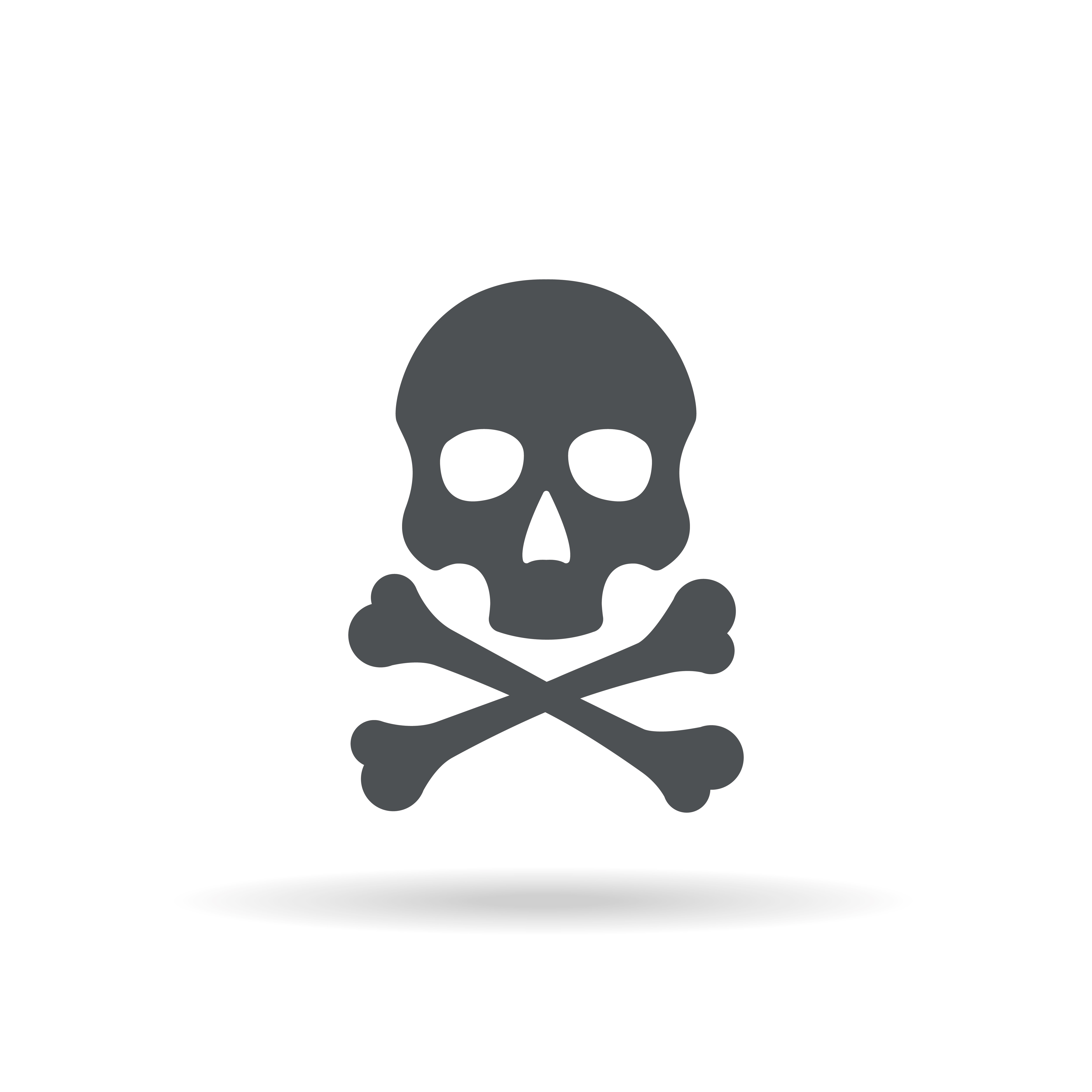 Crossbones and skull, a Healthcare Illustration by Drum-magic