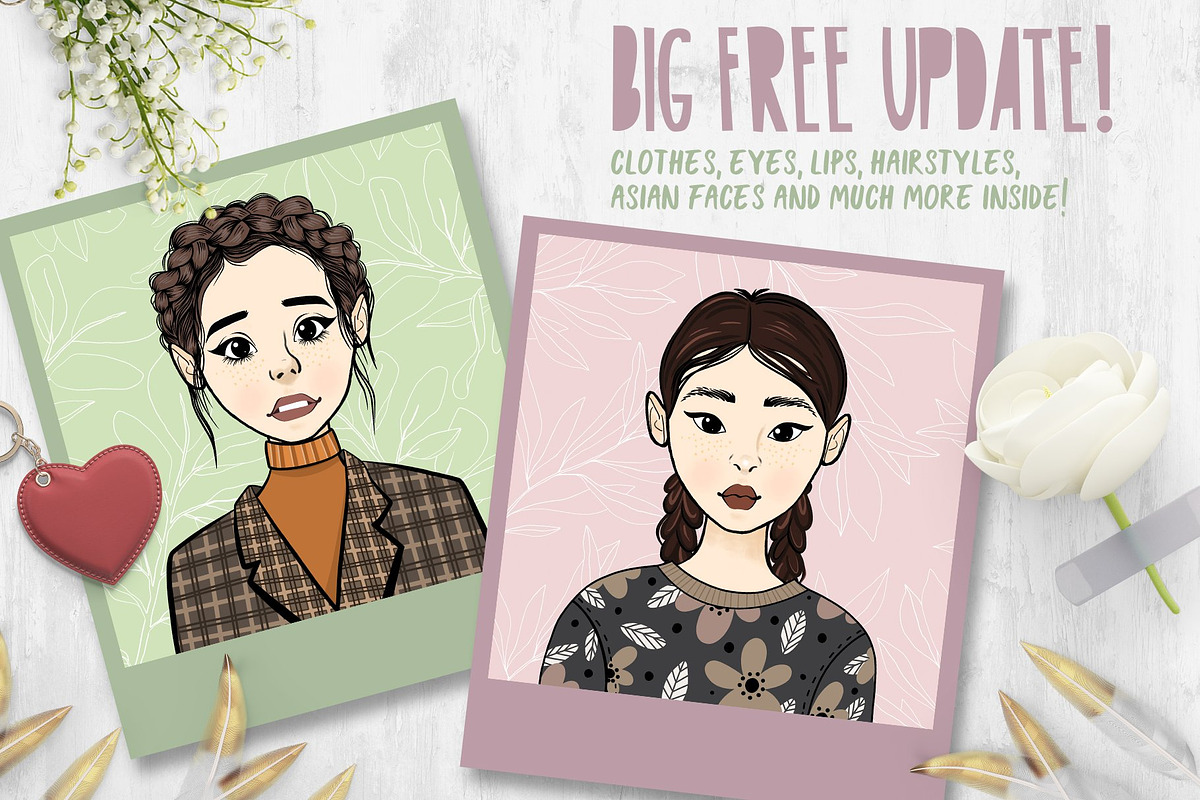 Character Creator, a Person Illustration by Alina Sh