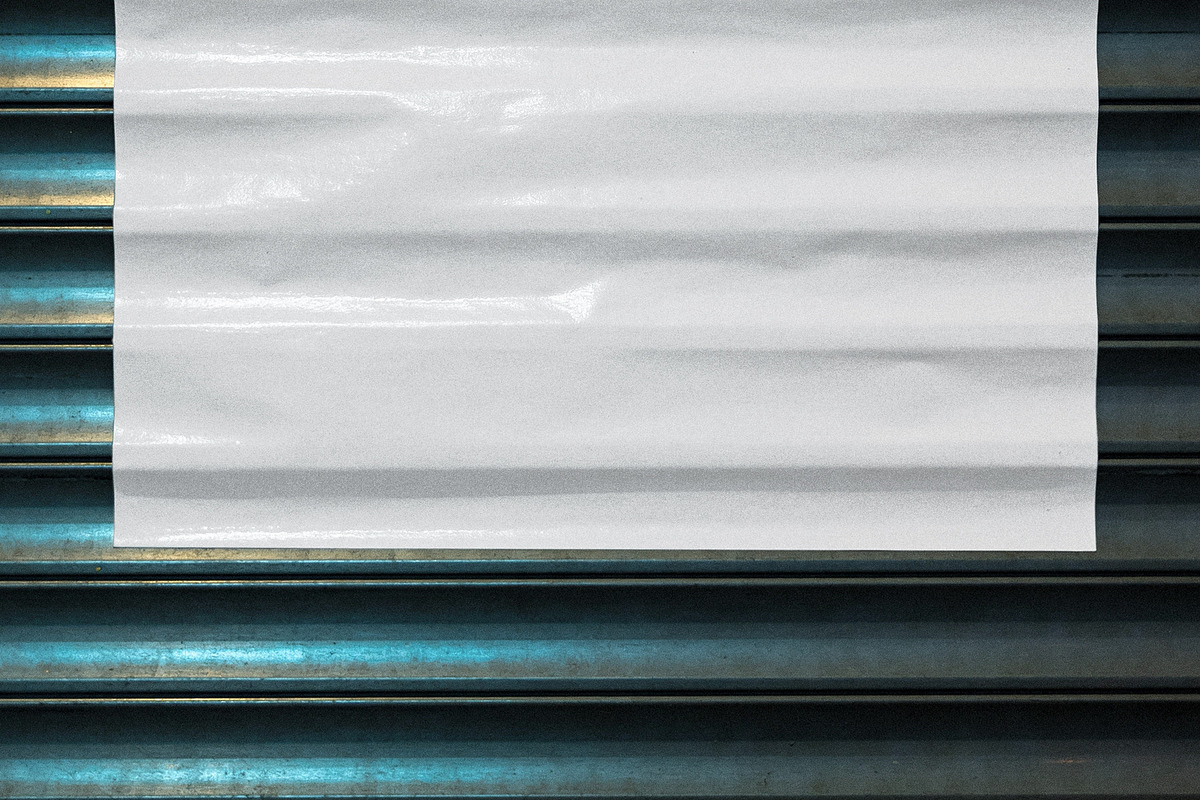 Roller Shutter Sticker Mockup, a Layer Style Add-On by Design Squad