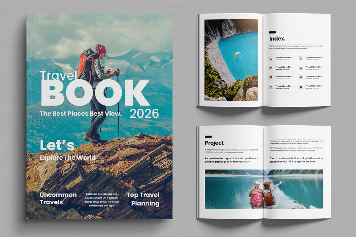 Travel Magazine Design Layout