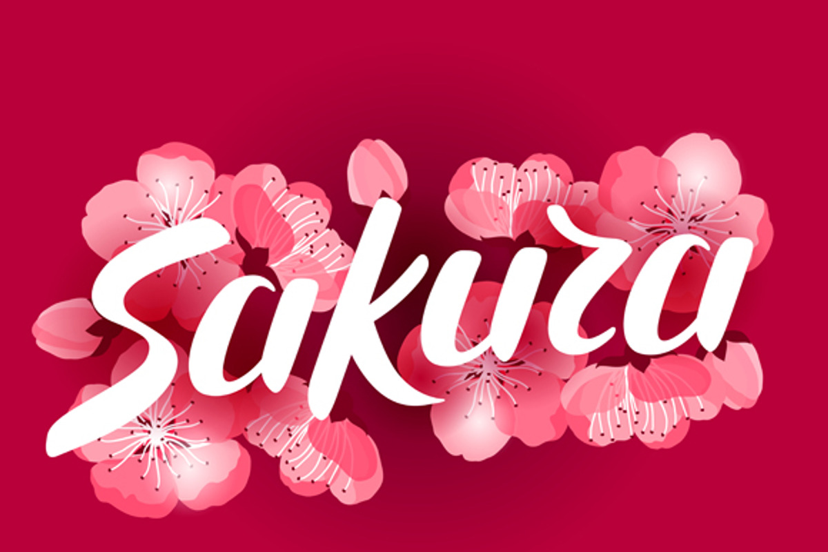 Japanese sakura backgrounds., a Card Template by incomible