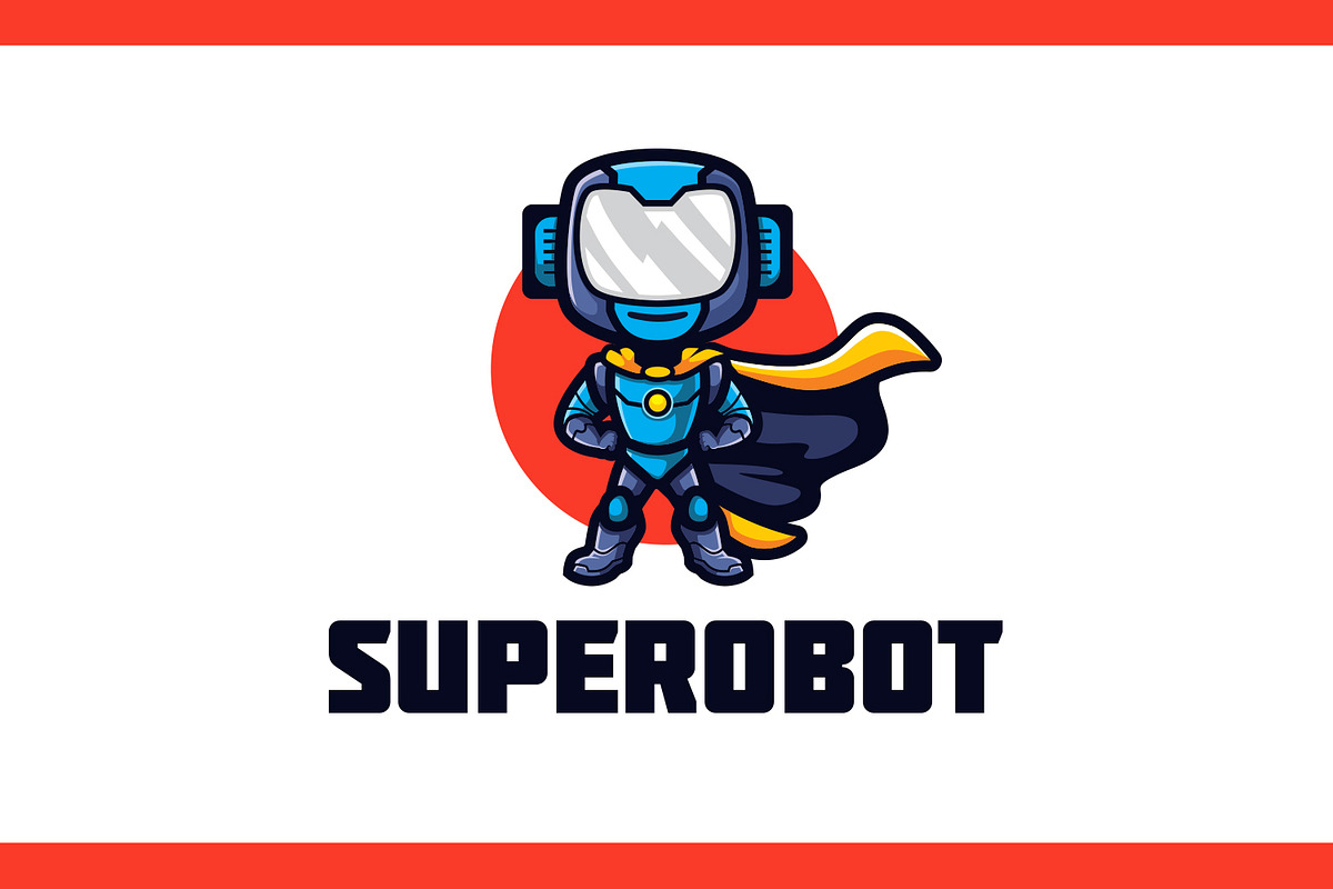 Super Robot Logo, a Branding & Logo Template by Suhandi